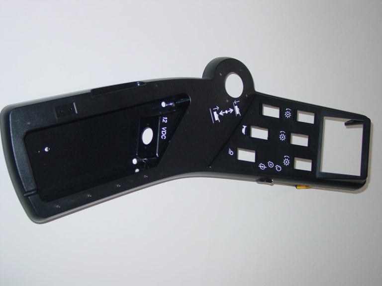 Custom Injection Molded Abs Plastic Armrest For Riding Mowers ...
